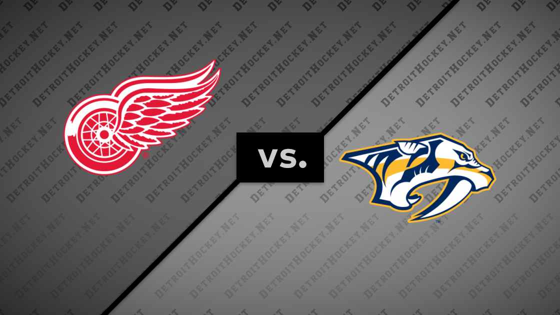 SSOTD: Red Wings vs. Predators, 11/23/2022 – MotownRedWings.com