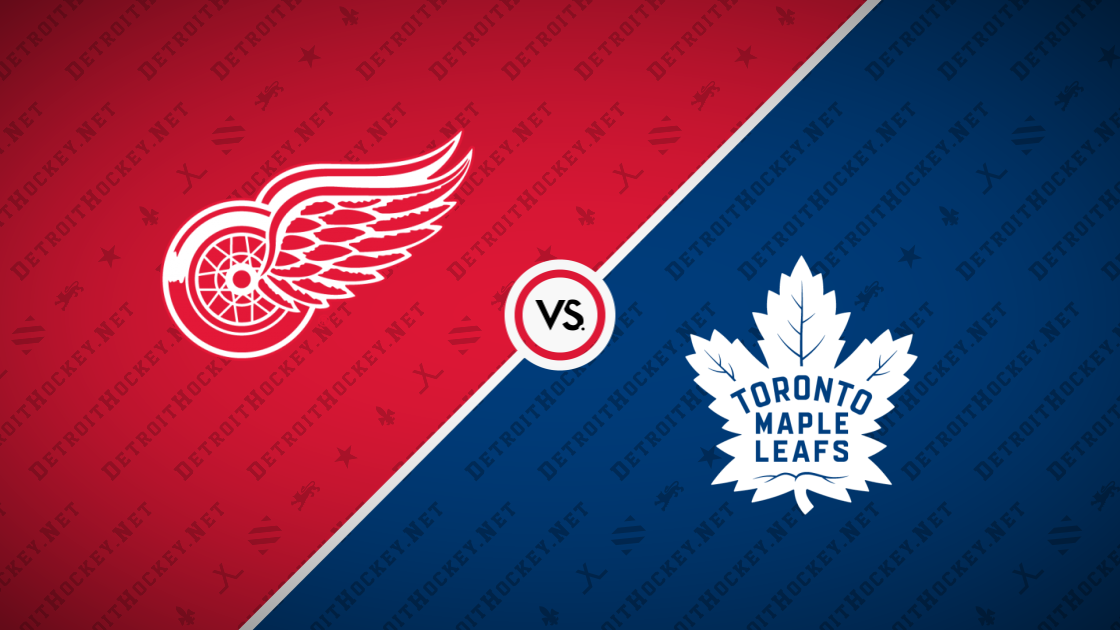 SSOTD: Red Wings vs. Maple Leafs, 11/17/2023 – DetroitHockey.Net